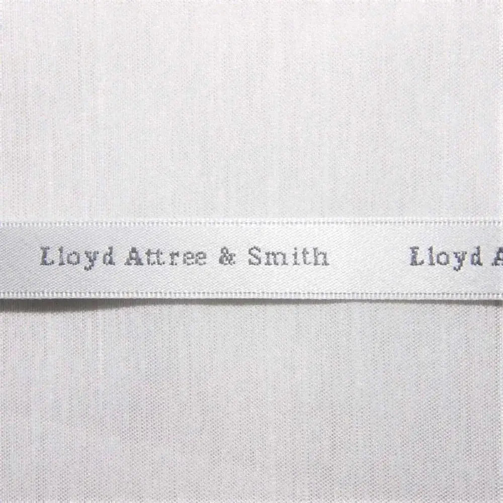 LA Smith | L A Smith White Plain Poly Shantung Hank - MENSWEARR - House of Menswear