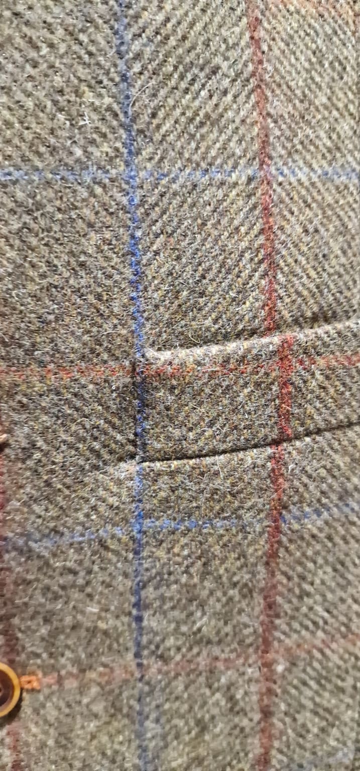 Barucci | Barucci Frost Men's Vintage Brown Pure Wool Tweed Waistcoat ...
