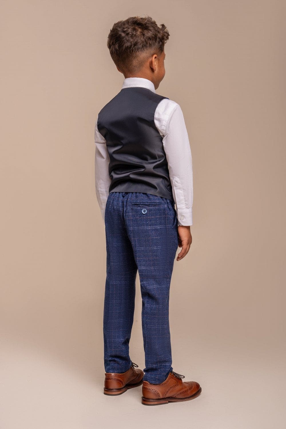 Cavani | Cavani Kaiser Boy's Three Piece Blue Slim Fit Suit - MENSWEARR ...