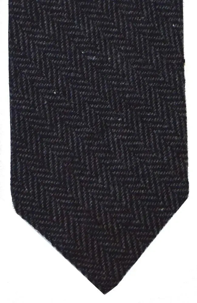 L A Smith | LA Smith Grey Warm Handle Tie - MENSWEARR