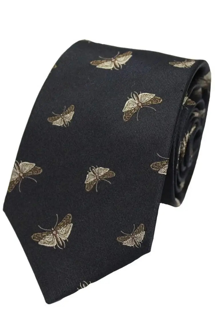 LA Smith | LA Smith Country And Hobby Moth Silk Ties - MENSWEARR ...