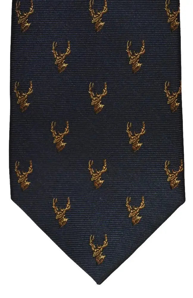 LA Smith | LA Smith Country And Hobby Stag Silk Ties - MENSWEARR ...