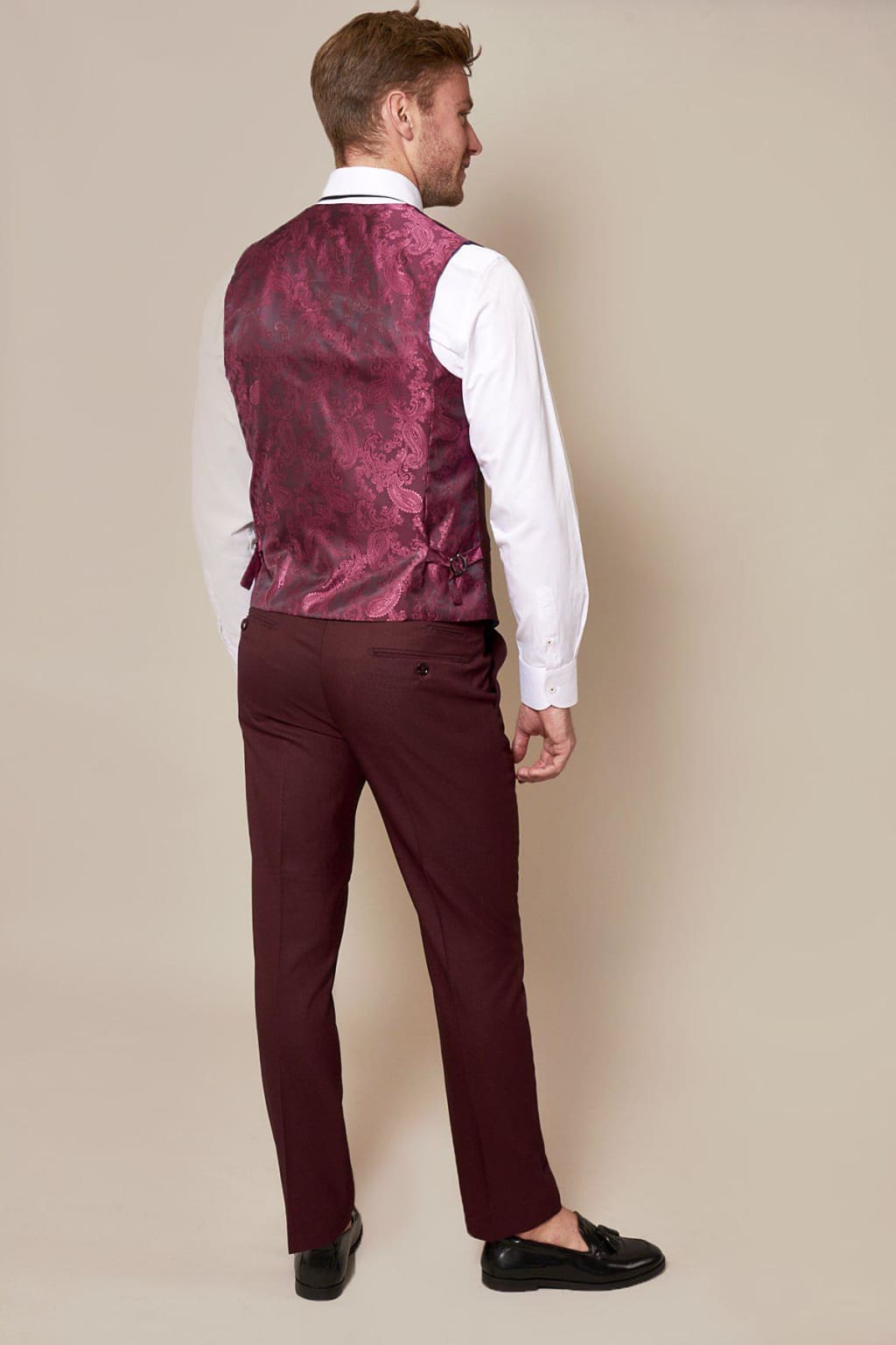 Marc Darcy | Marc Darcy Danny Wine 3 Piece Suit - MENSWEARR - House of ...
