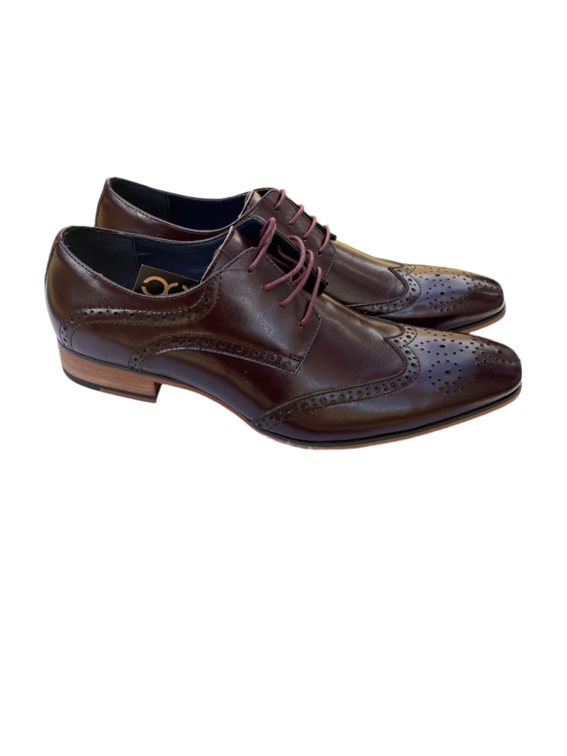 MENSWEARR | Cavani Conrad Derby Brogue Wine Shoes - MENSWEARR - House ...