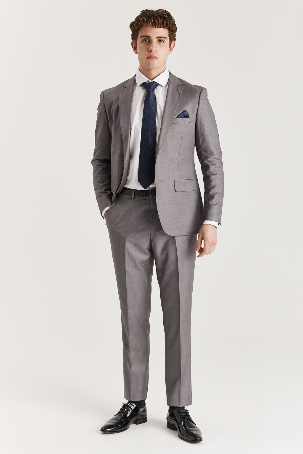Paul Andrew | Edward - Men's Grey Trousers - MENSWEARR - House of Menswear