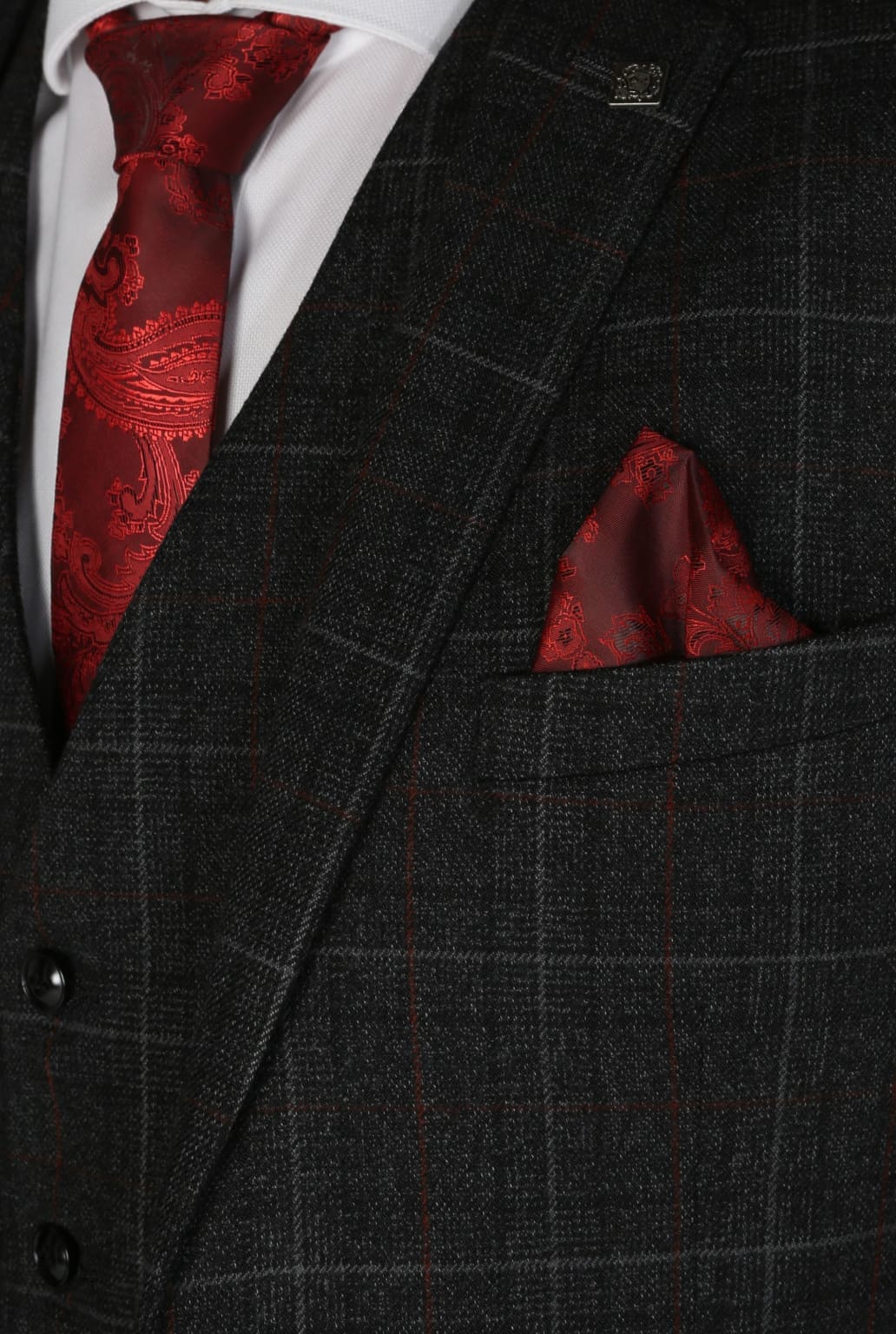 Paul Andrew | Paul Andrew Harvey Grey Men's 3 Piece Suit - MENSWEARR ...