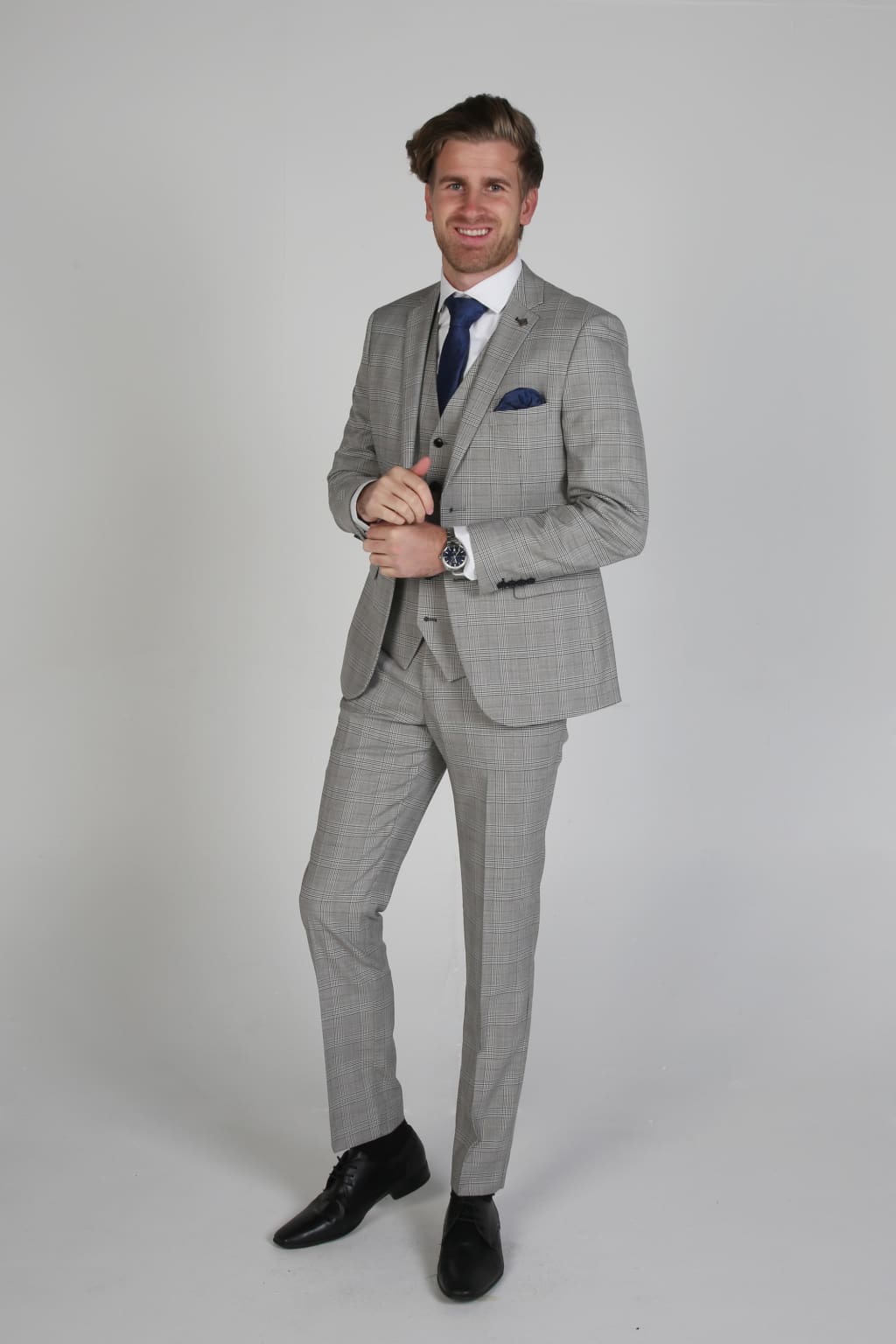 Paul Andrew | Hugo Grey Men's Three Piece Suit - MENSWEARR - House of ...