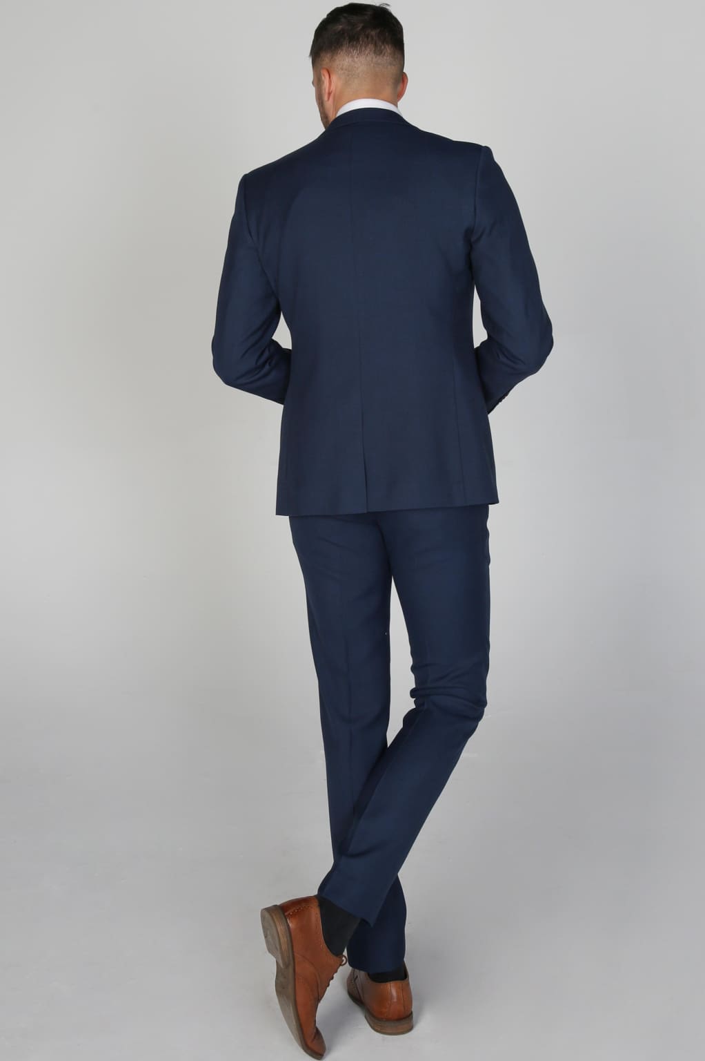 Paul Andrew | Men's Calvin Navy Trousers - MENSWEARR