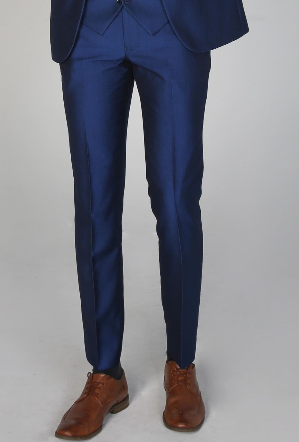 Paul Andrew | Men's Kingsley Blue Trousers - MENSWEARR - House of Menswear