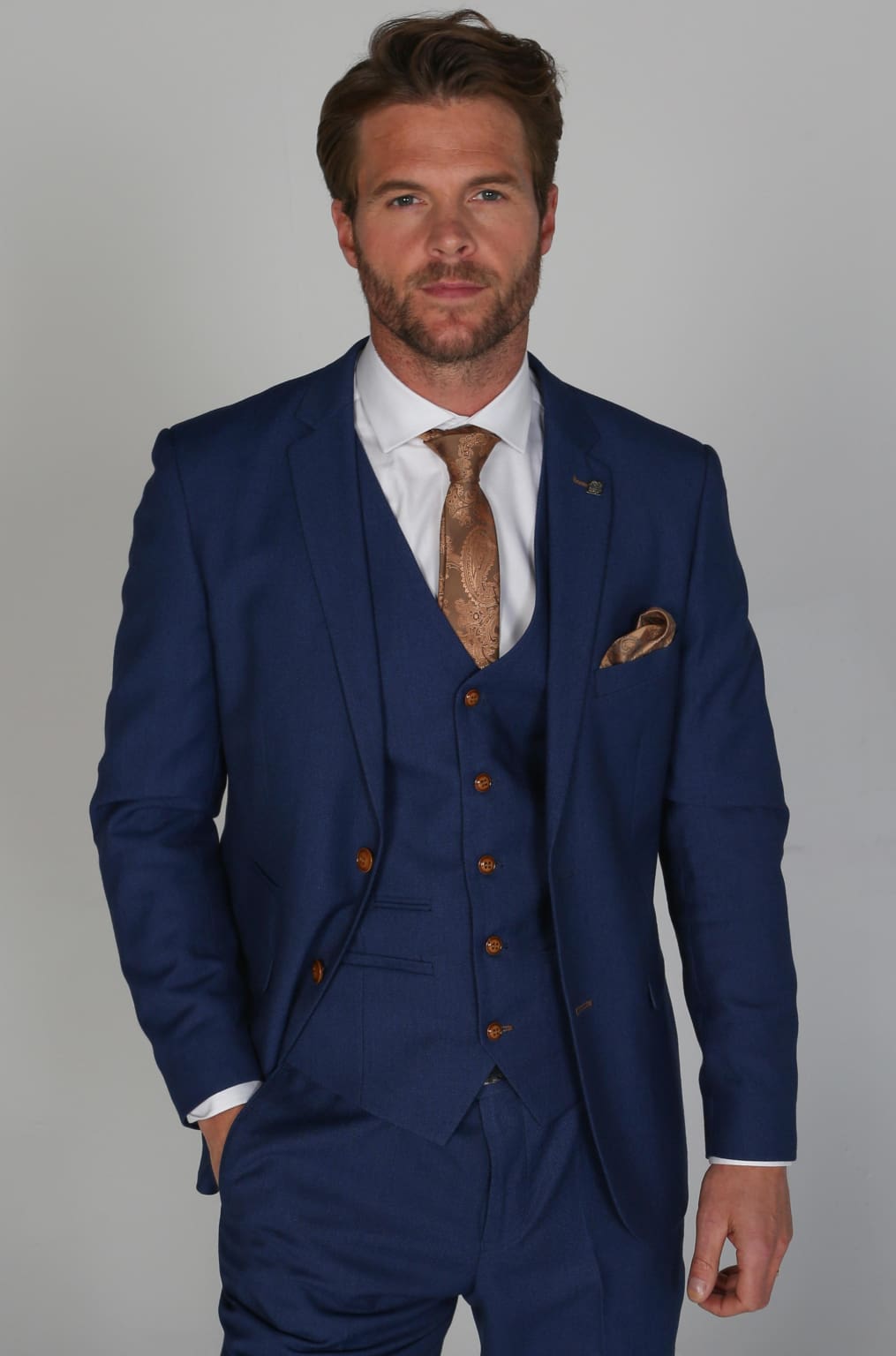 Paul Andrew | Men's Mayfair Blue Blazer - MENSWEARR