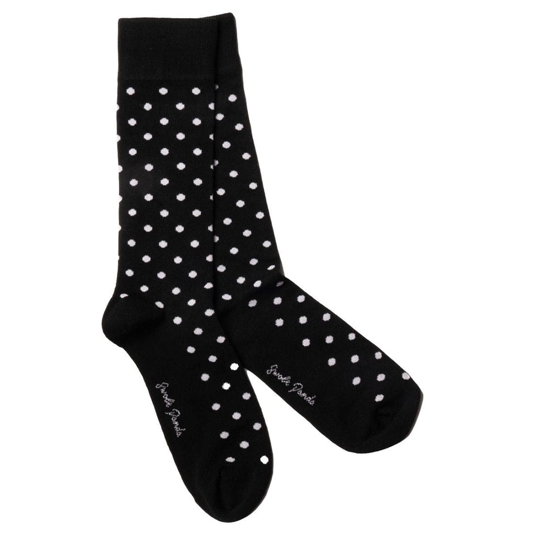 Swole Panda | Black Polka Dot Bamboo Socks - MENSWEARR - House of ...
