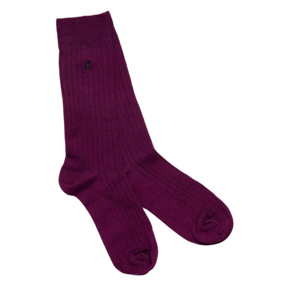 Swole Panda | Deep Purple Bamboo Socks - MENSWEARR