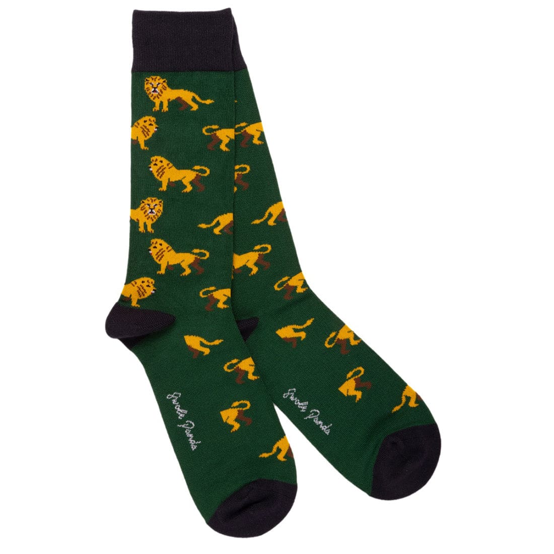 Swole Panda | Men's Lion Bamboo Socks - MENSWEARR