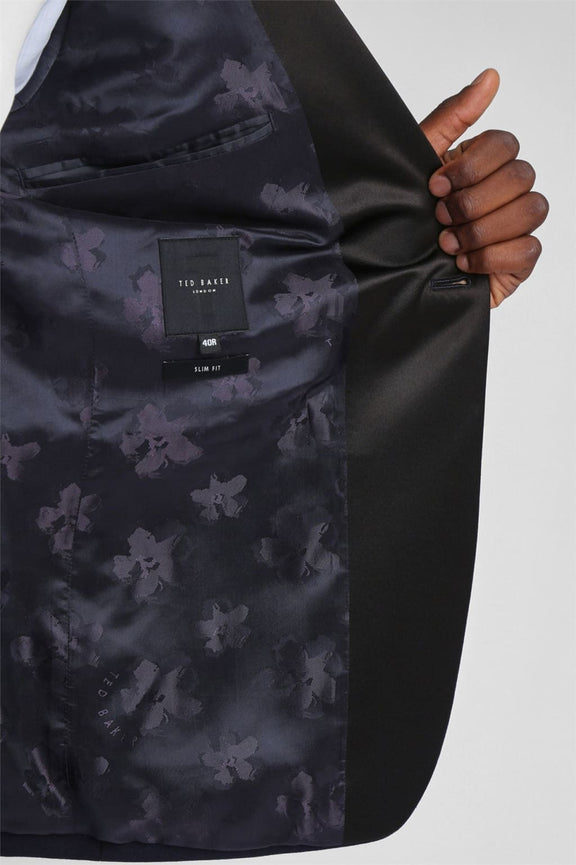 Ted Baker | Ted Baker Men's Black Slim Fit Tuxedo Dinner Jacket - MENSWEARR
