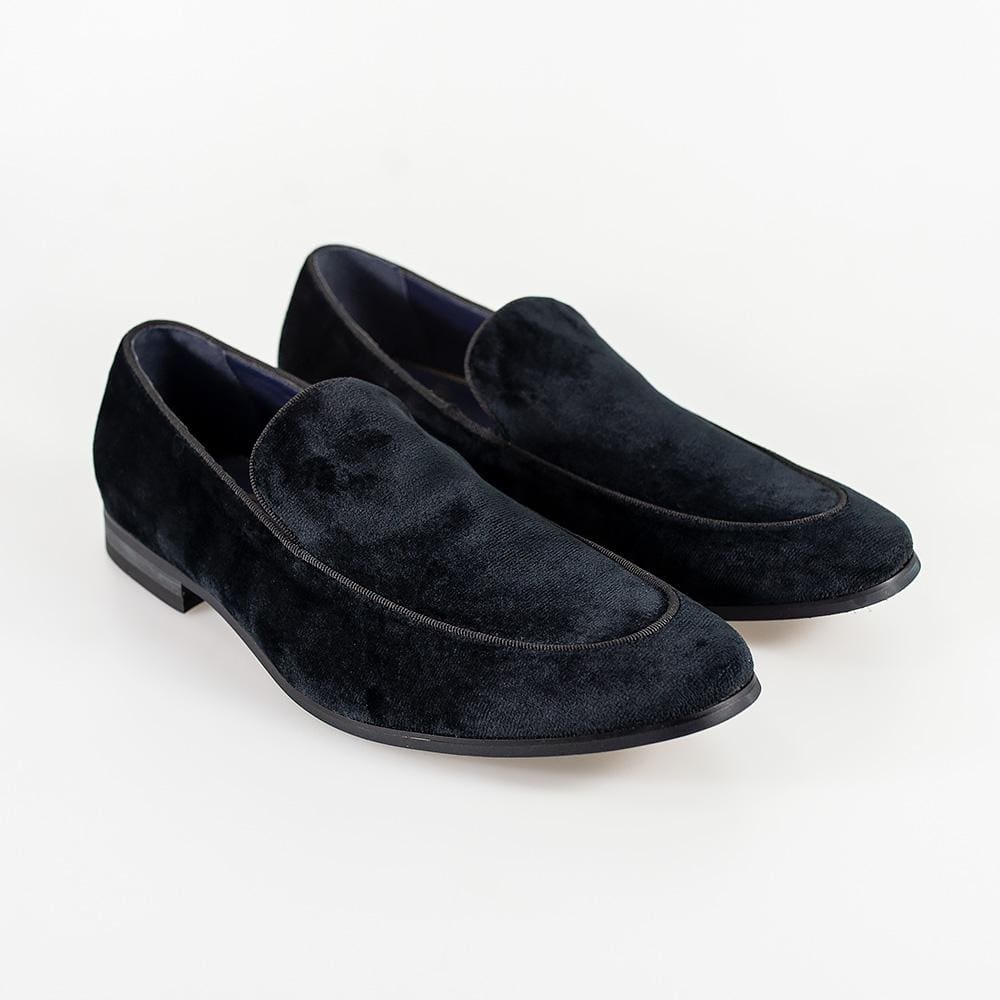 Cavani | Cavani Milan Black Men's Velvet Shoe - MENSWEARR - House of ...