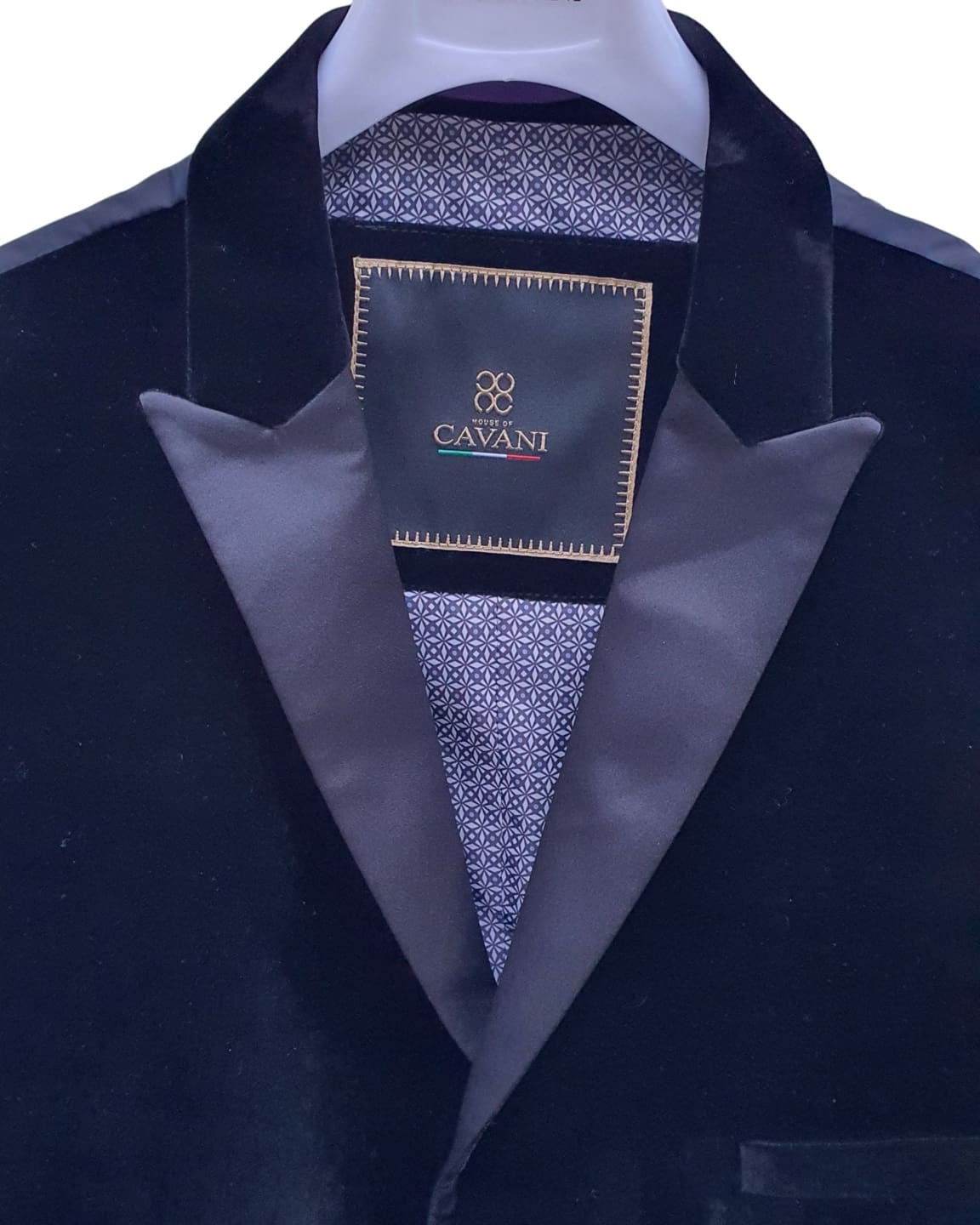 Cavani | Cavani Rosa Navy Velvet Tuxedo Lapel Waistcoat - MENSWEARR ...