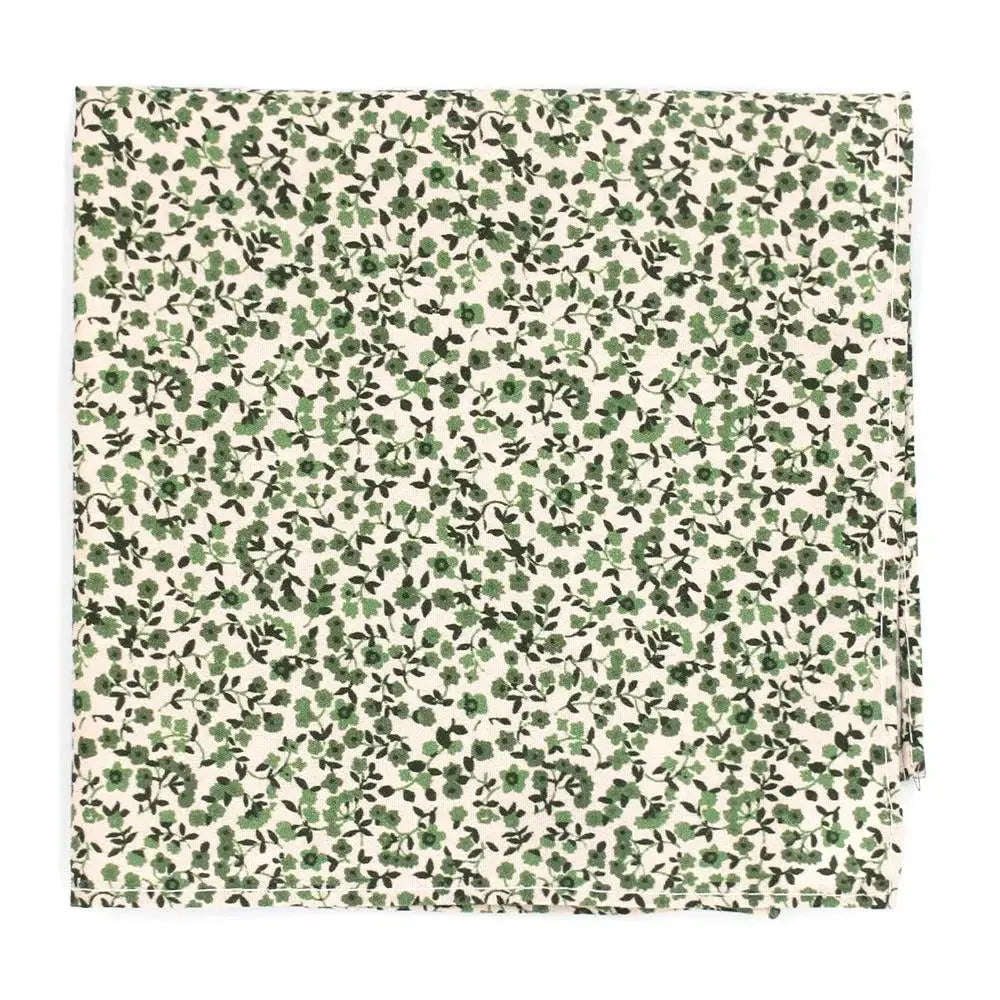L A Smith | L A Smith Sage On Ecru Miniature Floral Tie And Hank Set ...