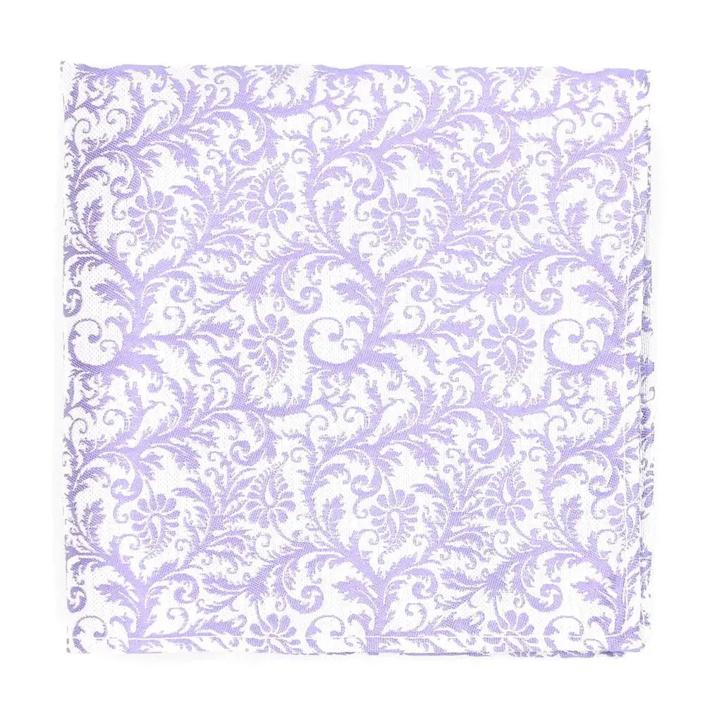L A Smith | L A Smith Violet Wedding Floral Paisley Tie And Hank Set ...