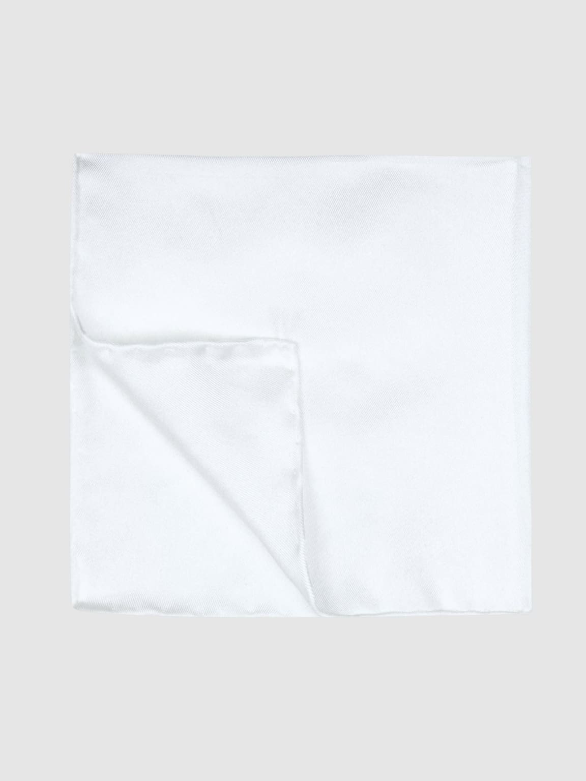 Formal Black Tie White Pocket Square - MENSWEARR.COM