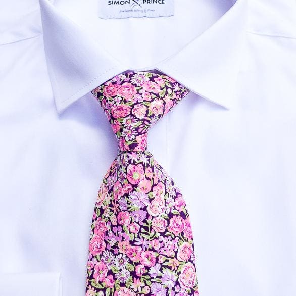 LA Smith | LA Smith Chive Pink Cotton Tie Made With Liberty Fabric ...
