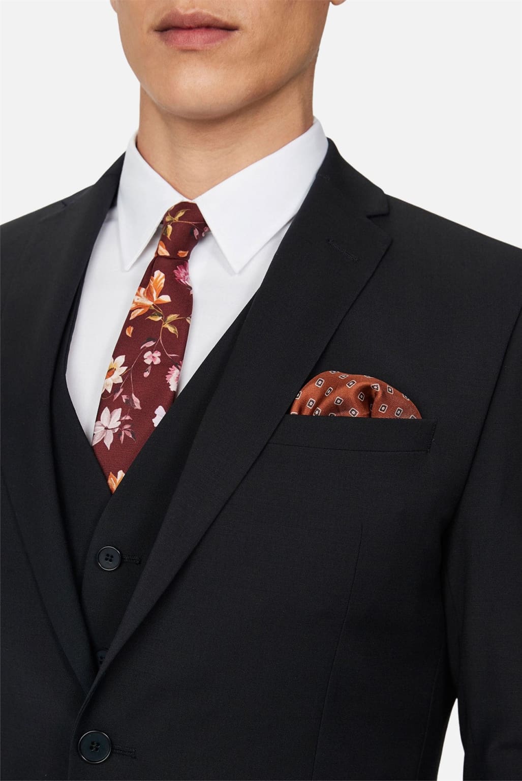Ted Baker Panama Men's Black Slim Fit Jacket - MENSWEARR.COM